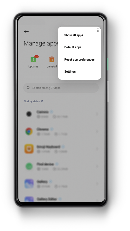 Manage Apps | Rocks Video Player